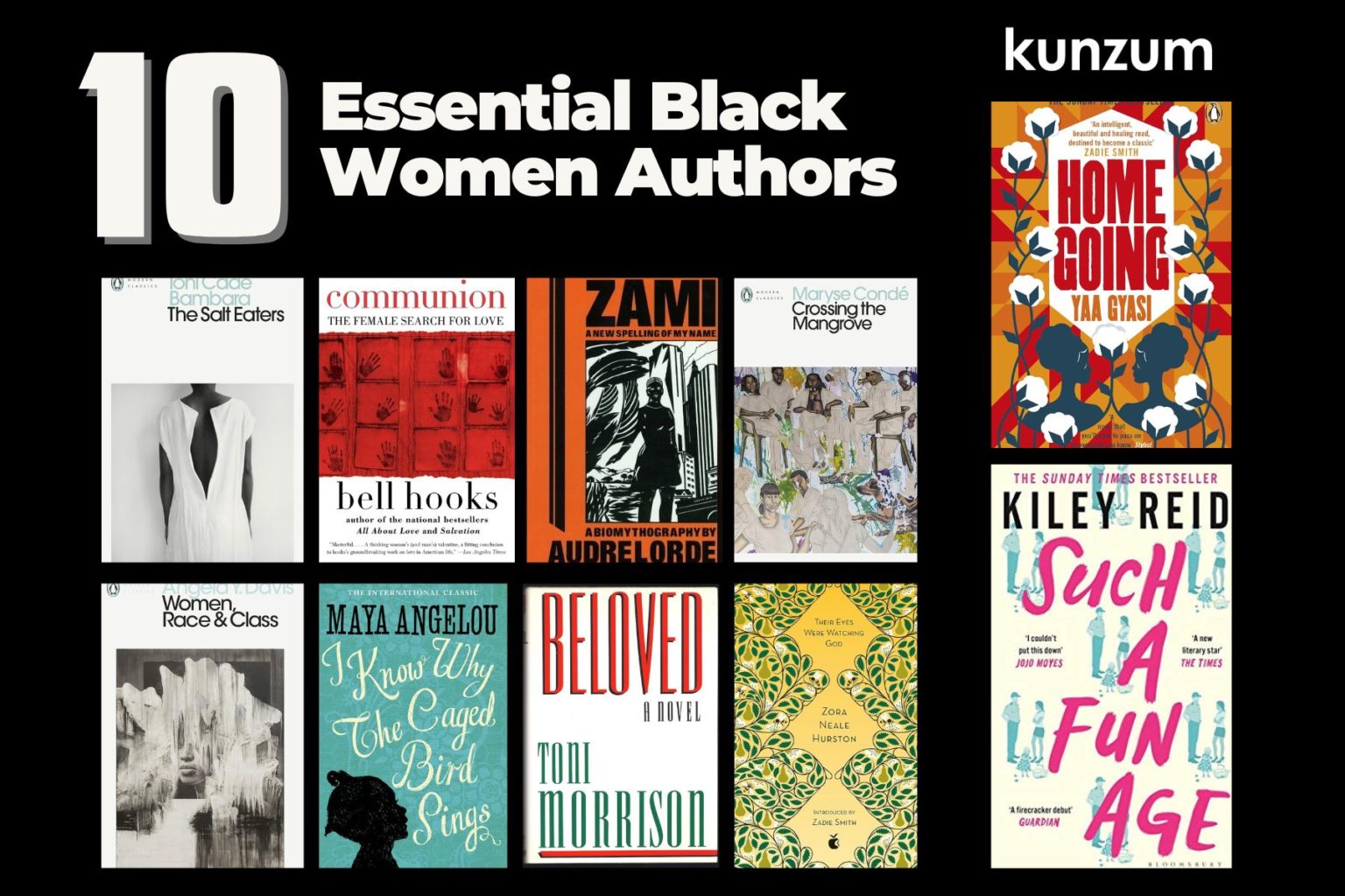 10 Essential Black Women Authors Who Will Leave You Spellbound – Kunzum